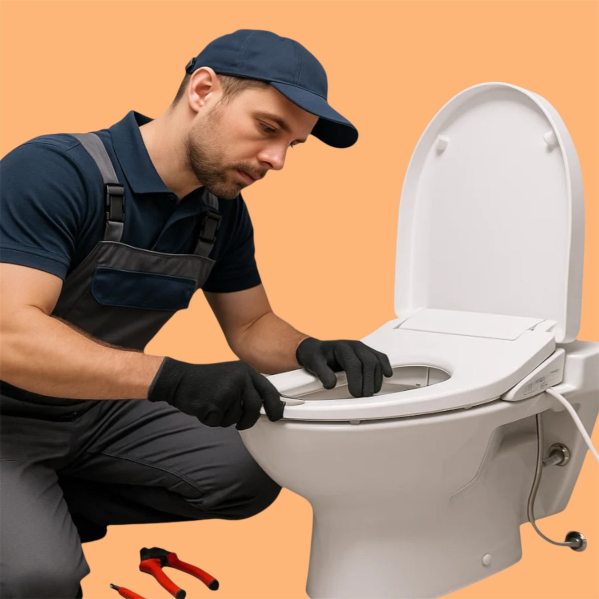 Basic non electric bidet toilet seat attachment – WashBumBum.sg
